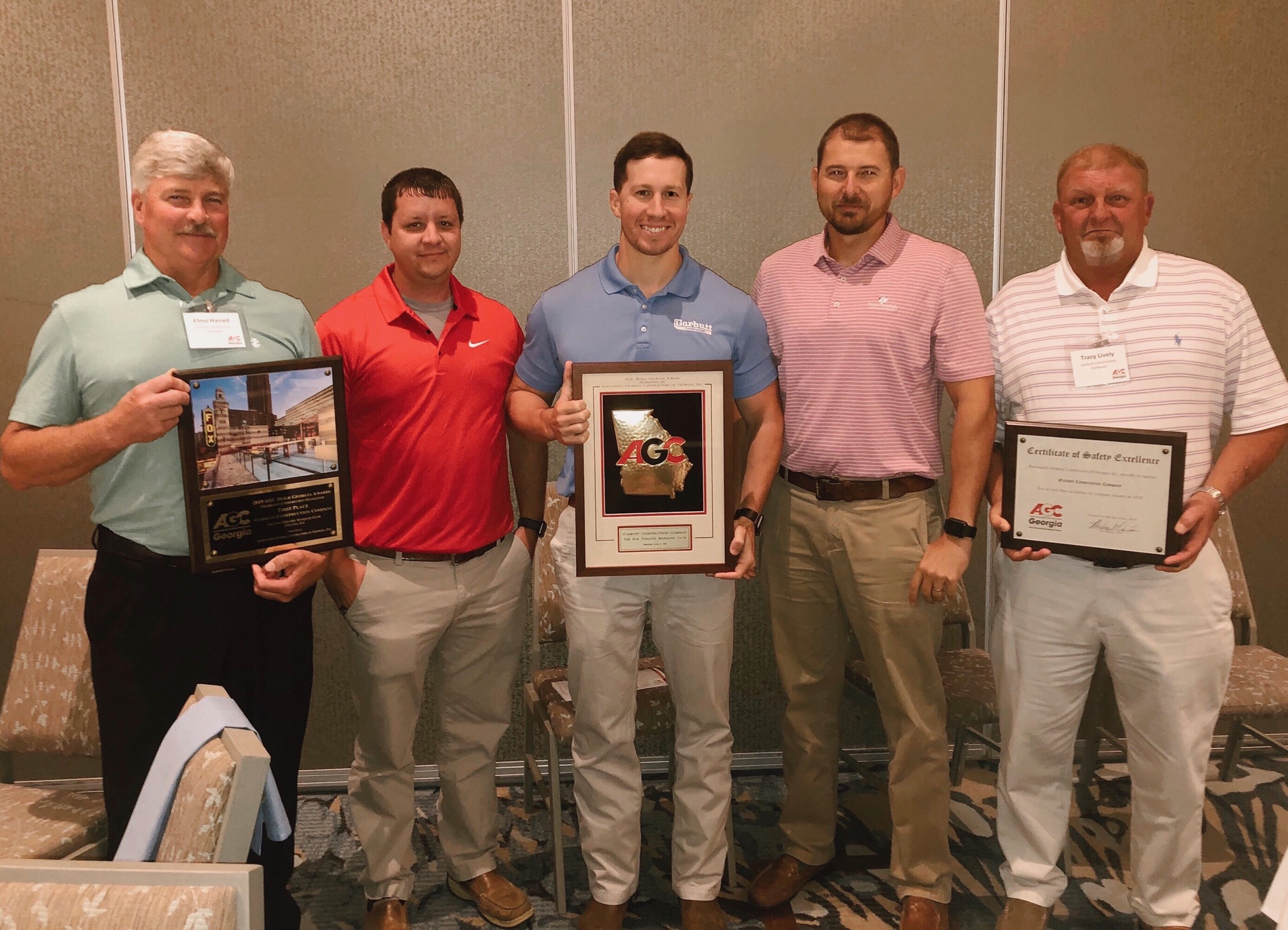 Garbutt Recognized at AGC Annual Convention - Garbutt Construction